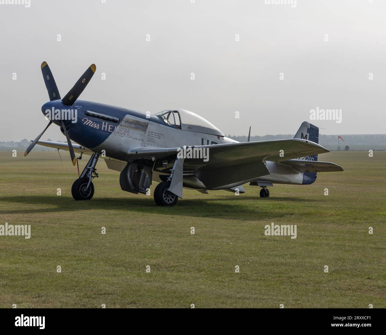 North American P-51D Mustang fighter aircraft Miss Helen at the 2023 ...