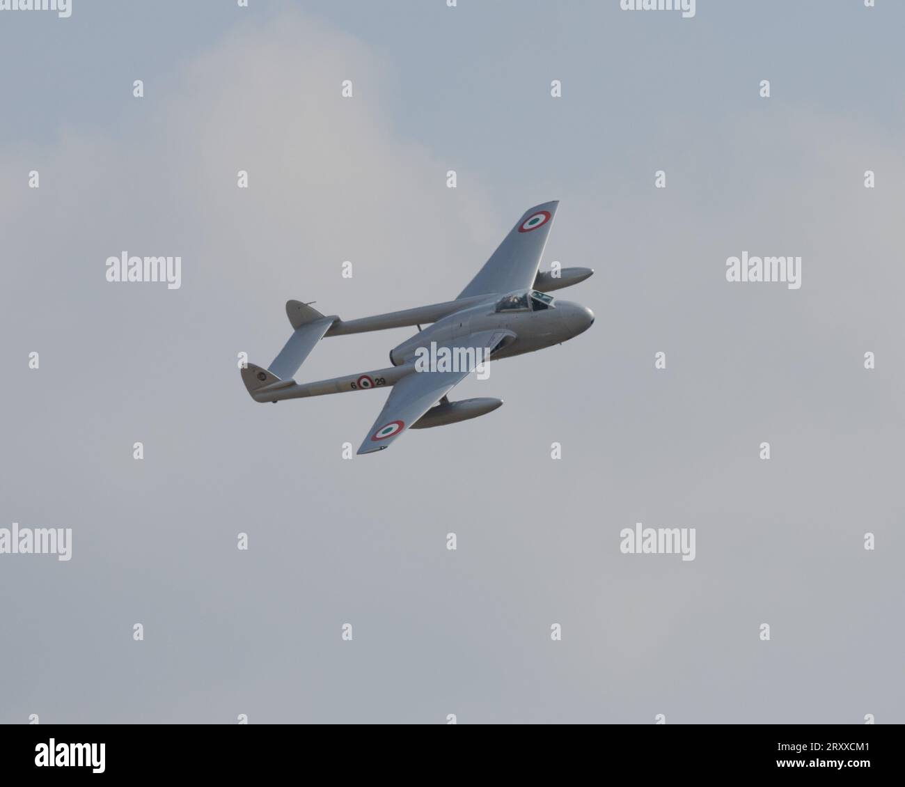 De Havilland Vampire FB6 jet fighter of the Norwegian Historic Flight ...