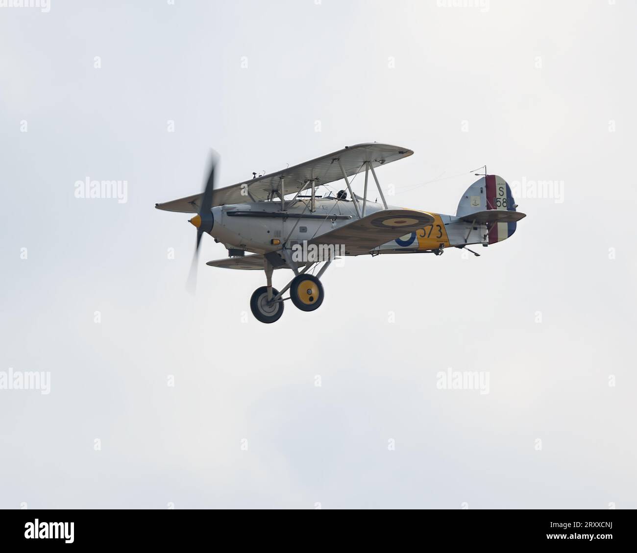 Hawker Nimrod biplane fighter aircraft at the 2023 IWM Battle of ...