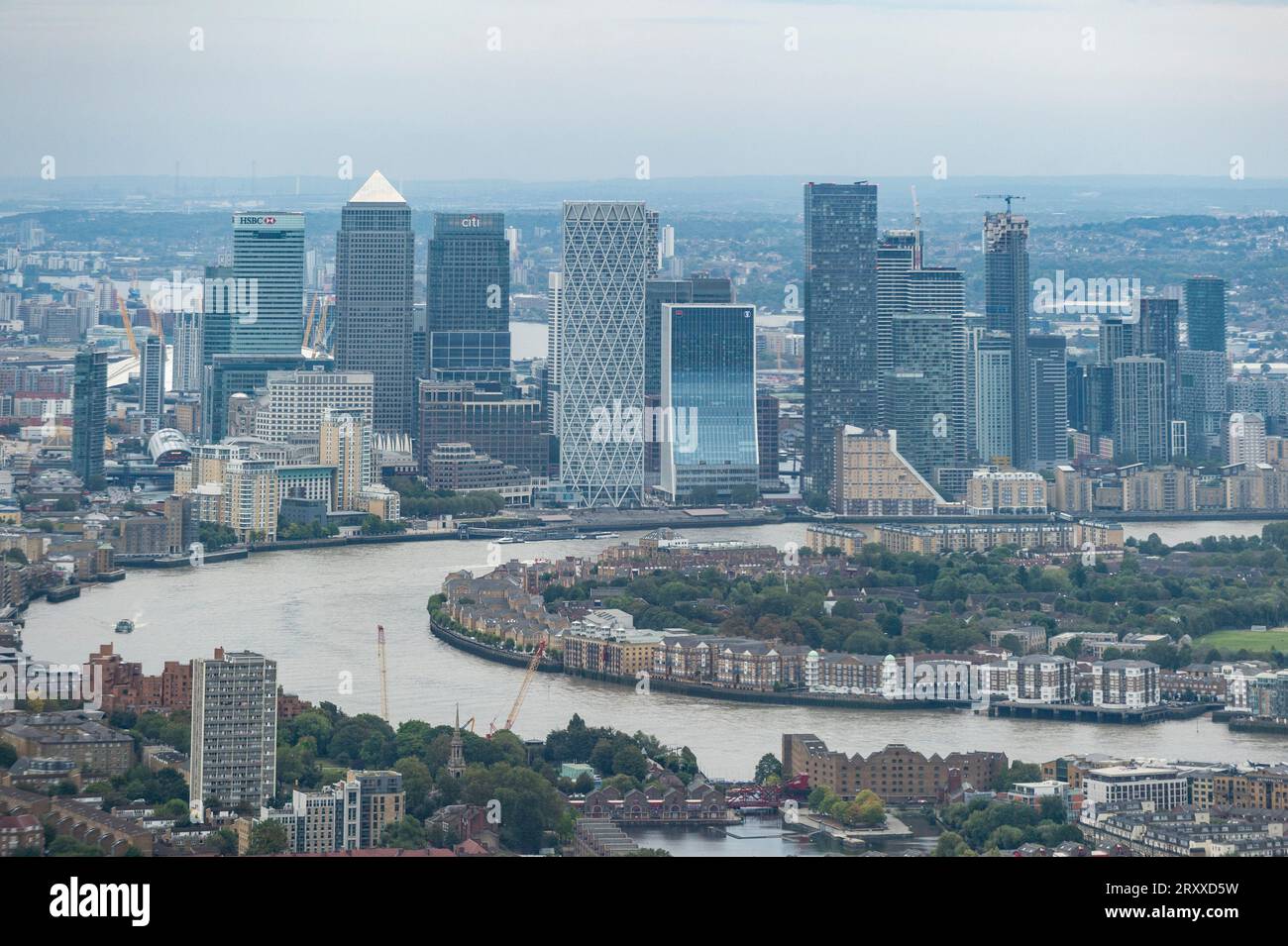 London, UK. 27 September 2023. Canary Wharf, as seen on the opening day ...