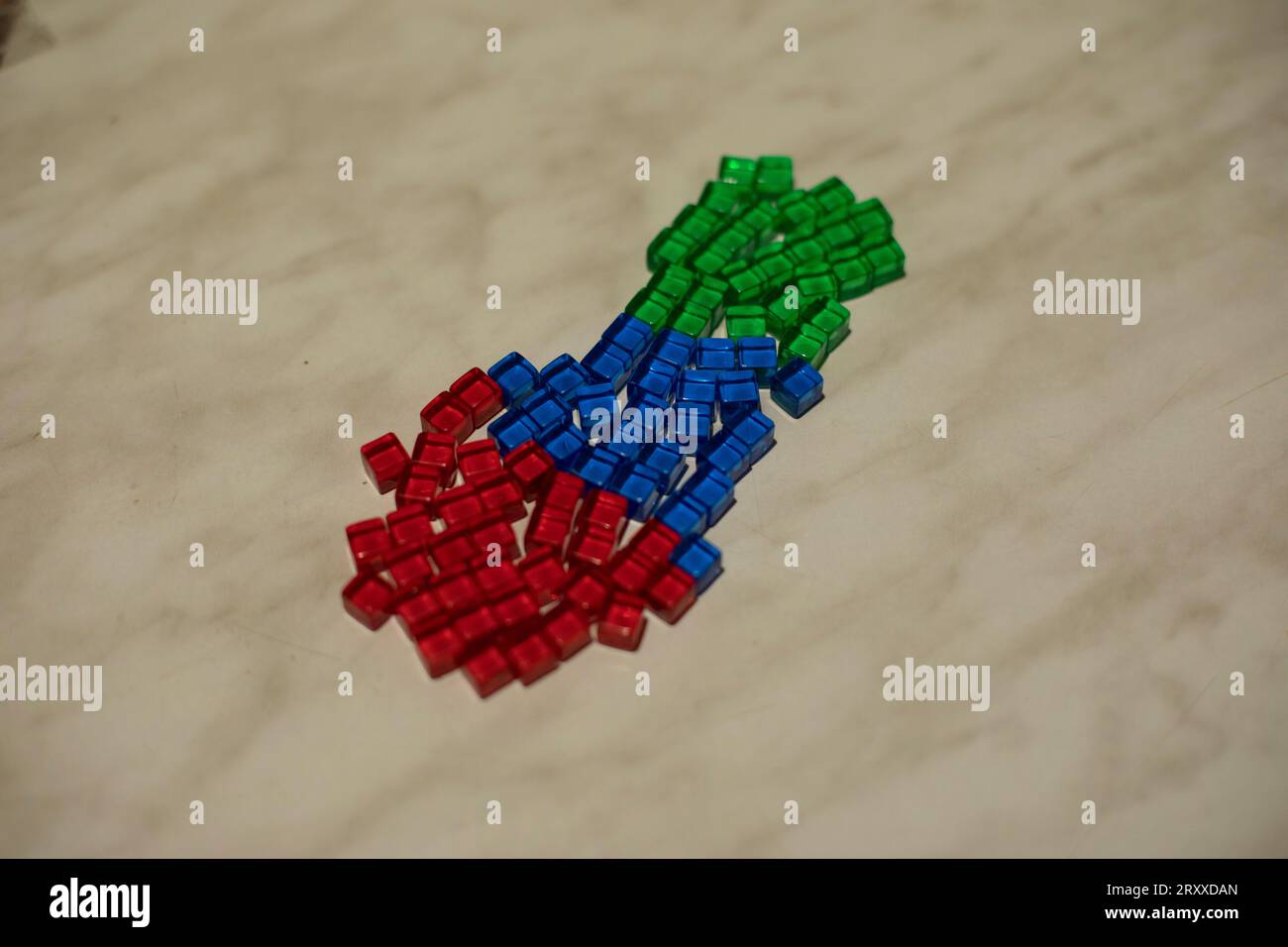 Board game chips cubes hi-res stock photography and images - Alamy