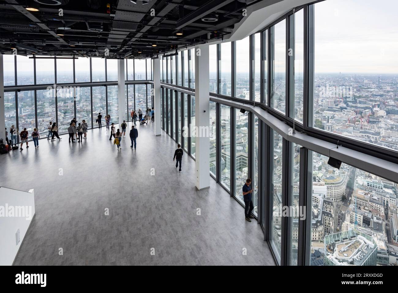 London, UK. 27 September 2023. Visitors take in the impressive view on ...