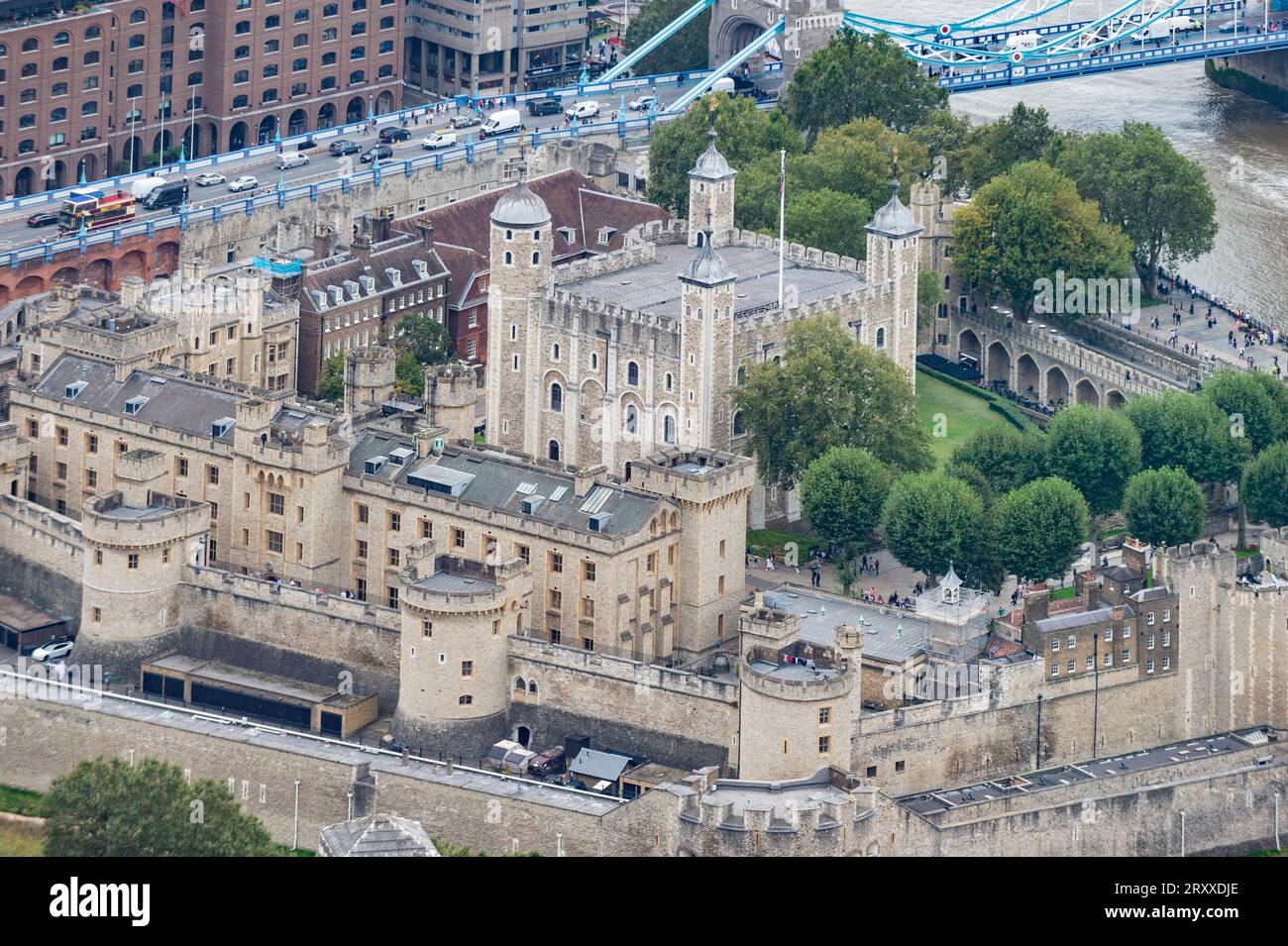 London, UK. 27 September 2023. The Tower of London seen on the opening ...