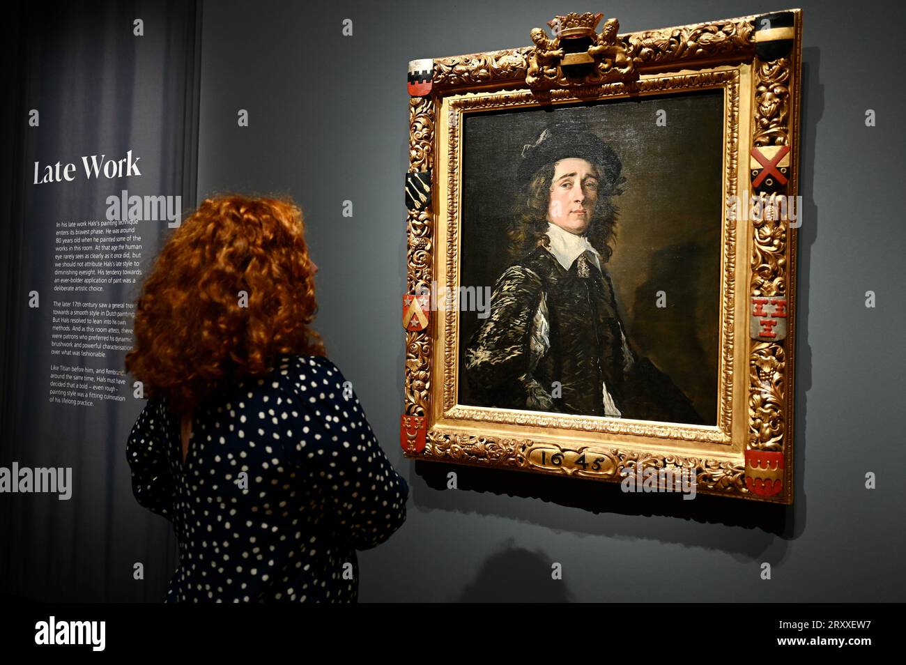 London, UK. "Portrait of Jasper Schade 1645" Press Preview of Frans Hals at the National Gallery ...