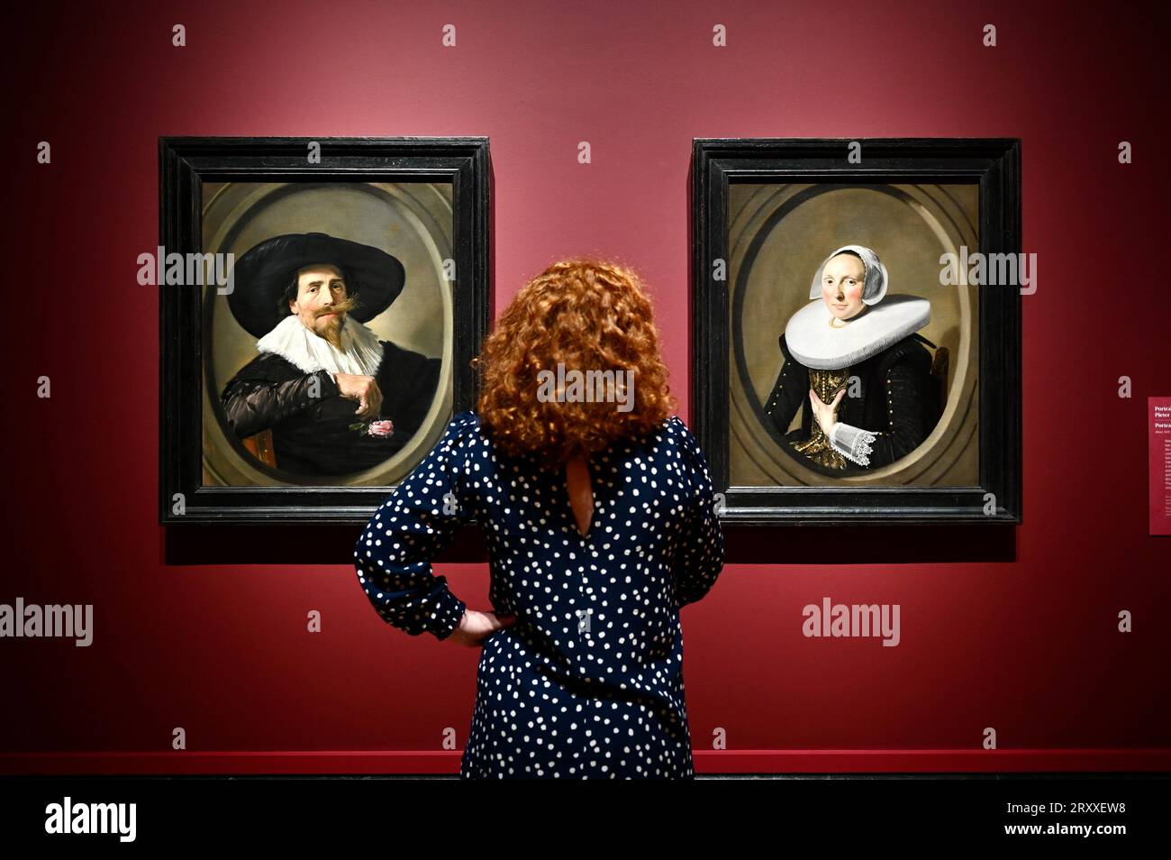 London, UK. "Portrait of Pieter Tjark and portrait of Marie Lark about ...