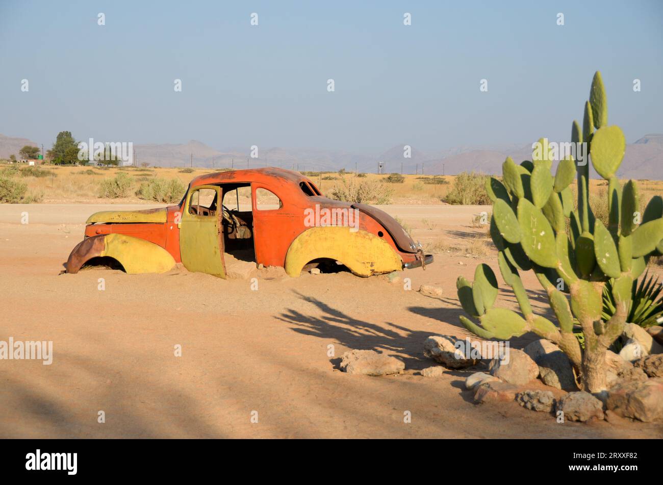 old car in solitaire, namibia, africa Stock Photo - Alamy