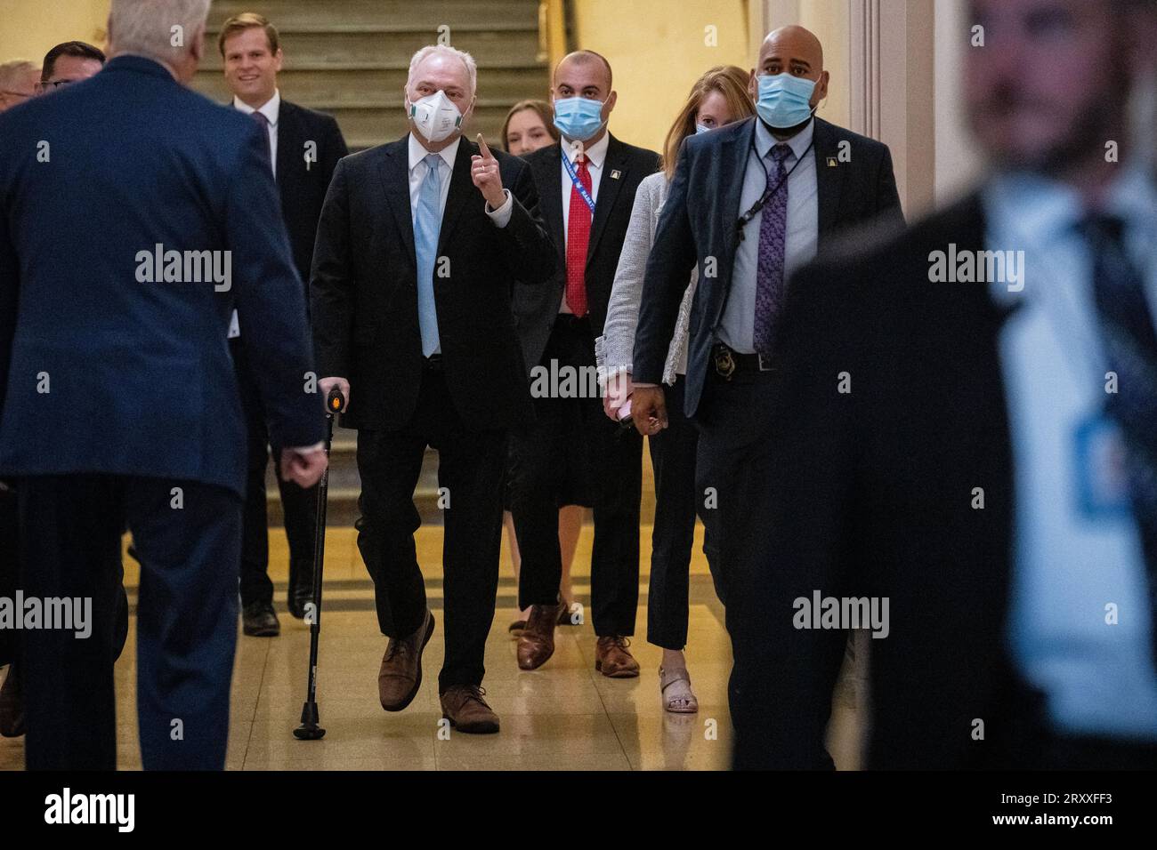 Representative Steve Scalise (R-LA) arrives for a House Republican ...