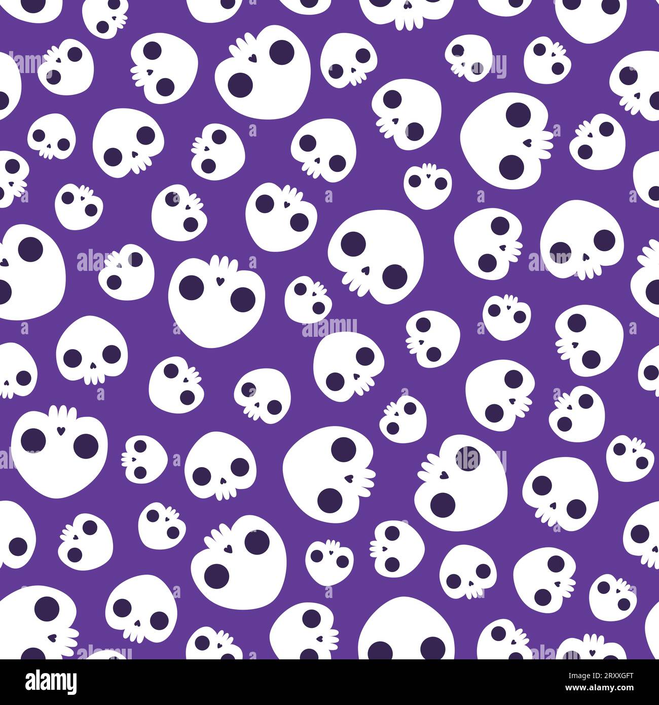 Vector seamless background with skulls Stock Vector Image & Art - Alamy