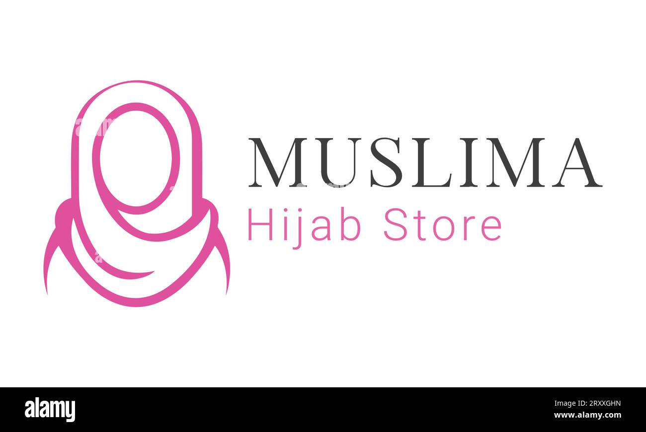 Muslim Hijab Logo Design Muslim Hijab Online Store Shopping Logotype ...