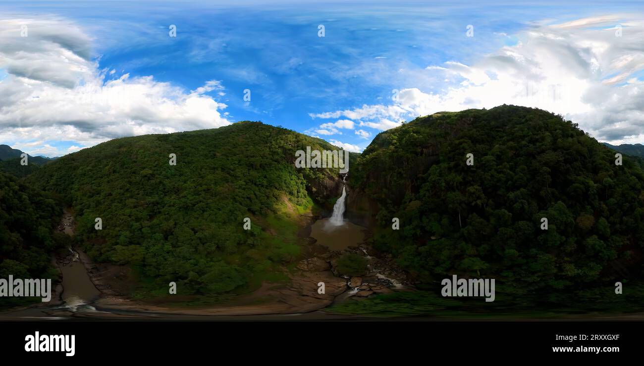 Waterfall in rainforest tropical dunhinda hi-res stock photography and images - Alamy
