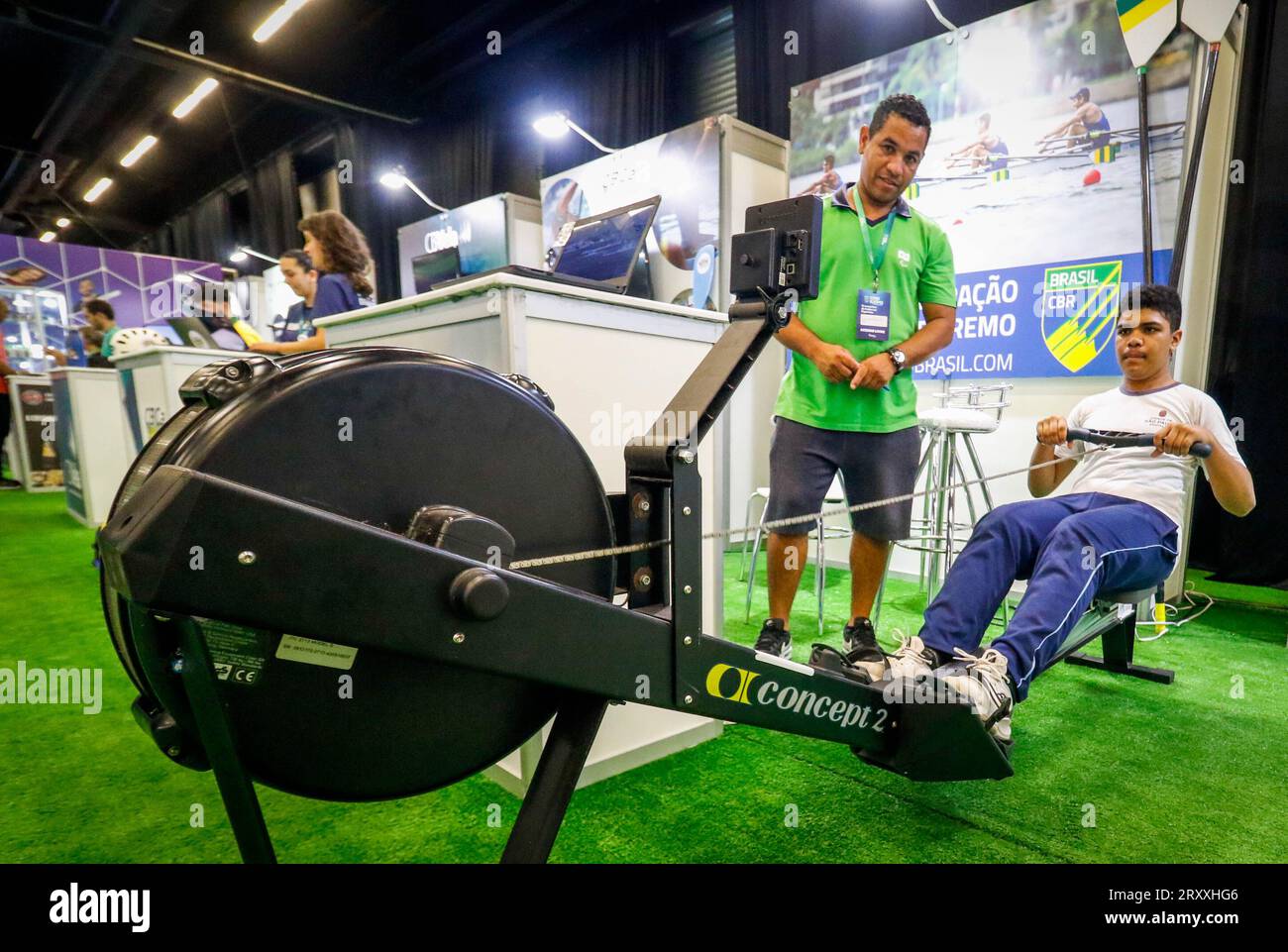 SÃO PAULO, SP - 27.09.2023: COB EXPO 2023 - COB EXPO installed at the ...