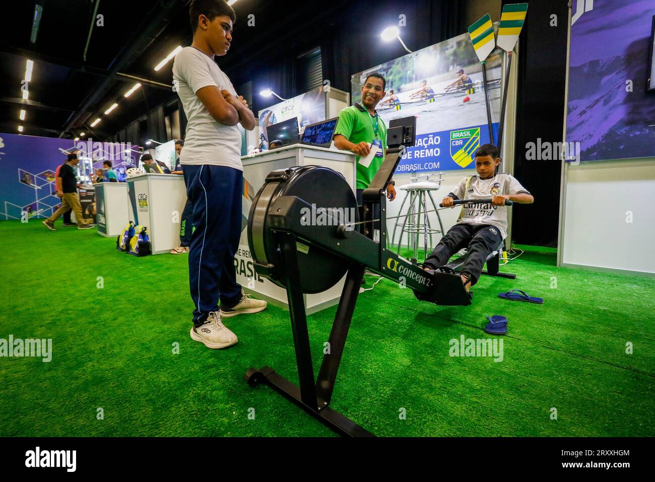 SÃO PAULO, SP - 27.09.2023: COB EXPO 2023 - COB EXPO installed at the ...