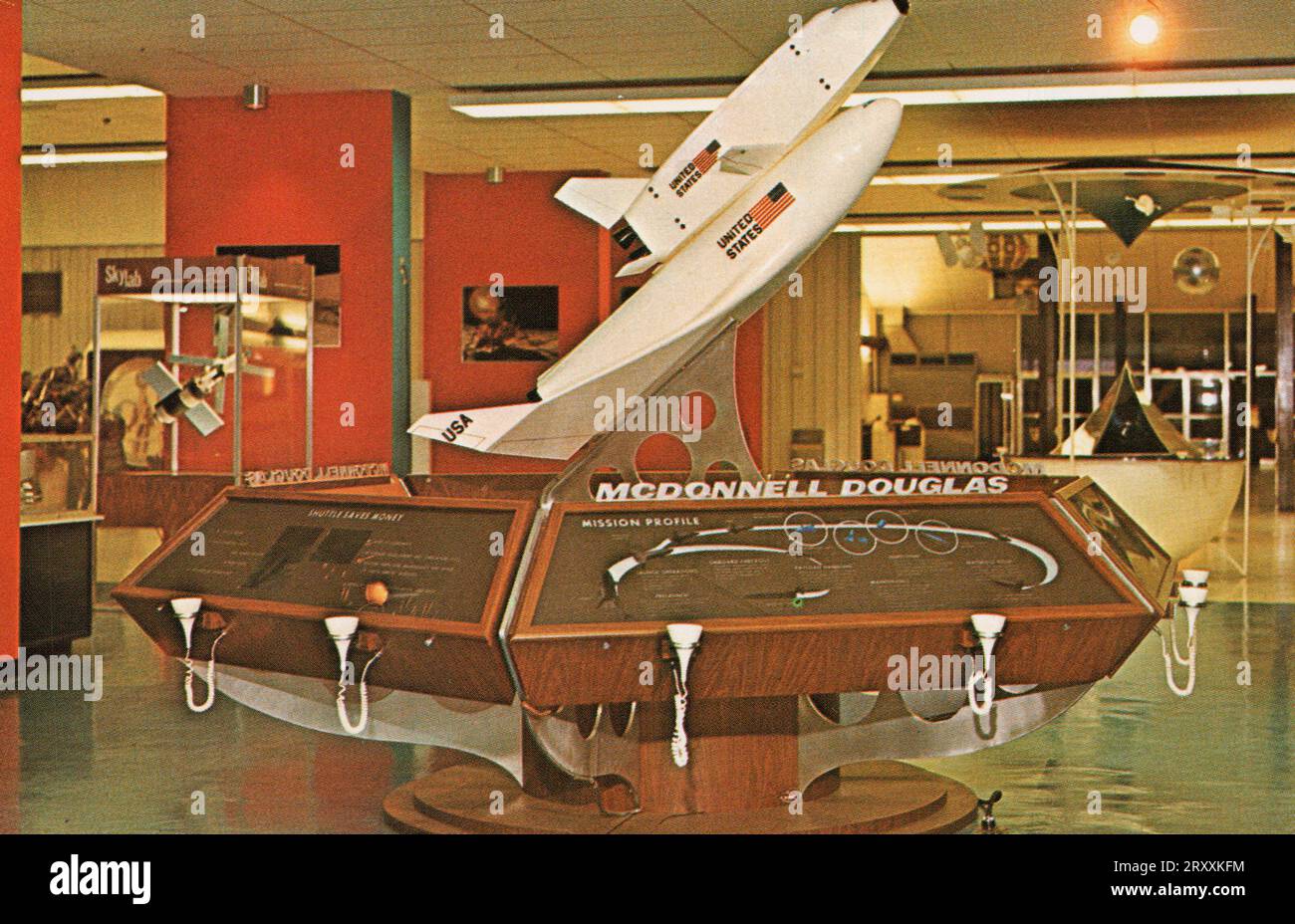 Model Space Shuttle on Display, Kennedy Space Center, Florida, approx ...