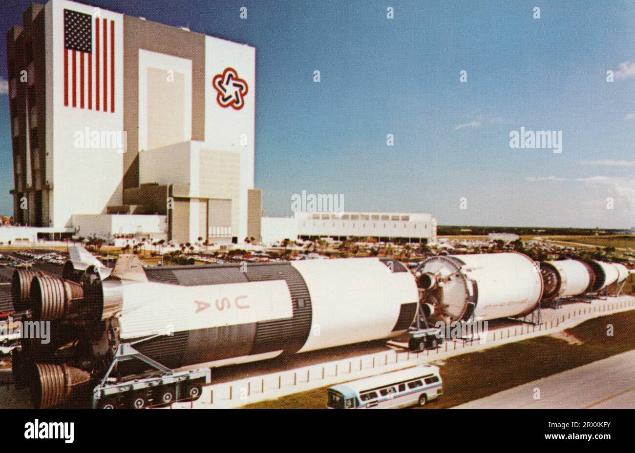 The Saturn V Rocket on display, Kennedy Space Center Florida USA, NASA ...