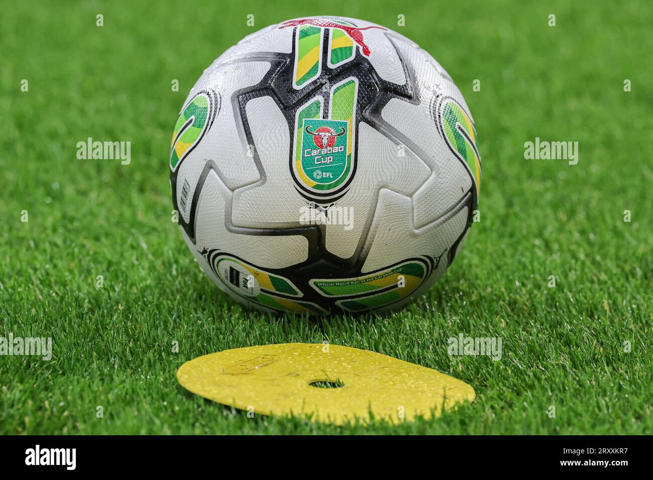 The Efl Carabao Cup Match Ball During The Carabao Cup Third Round Match
