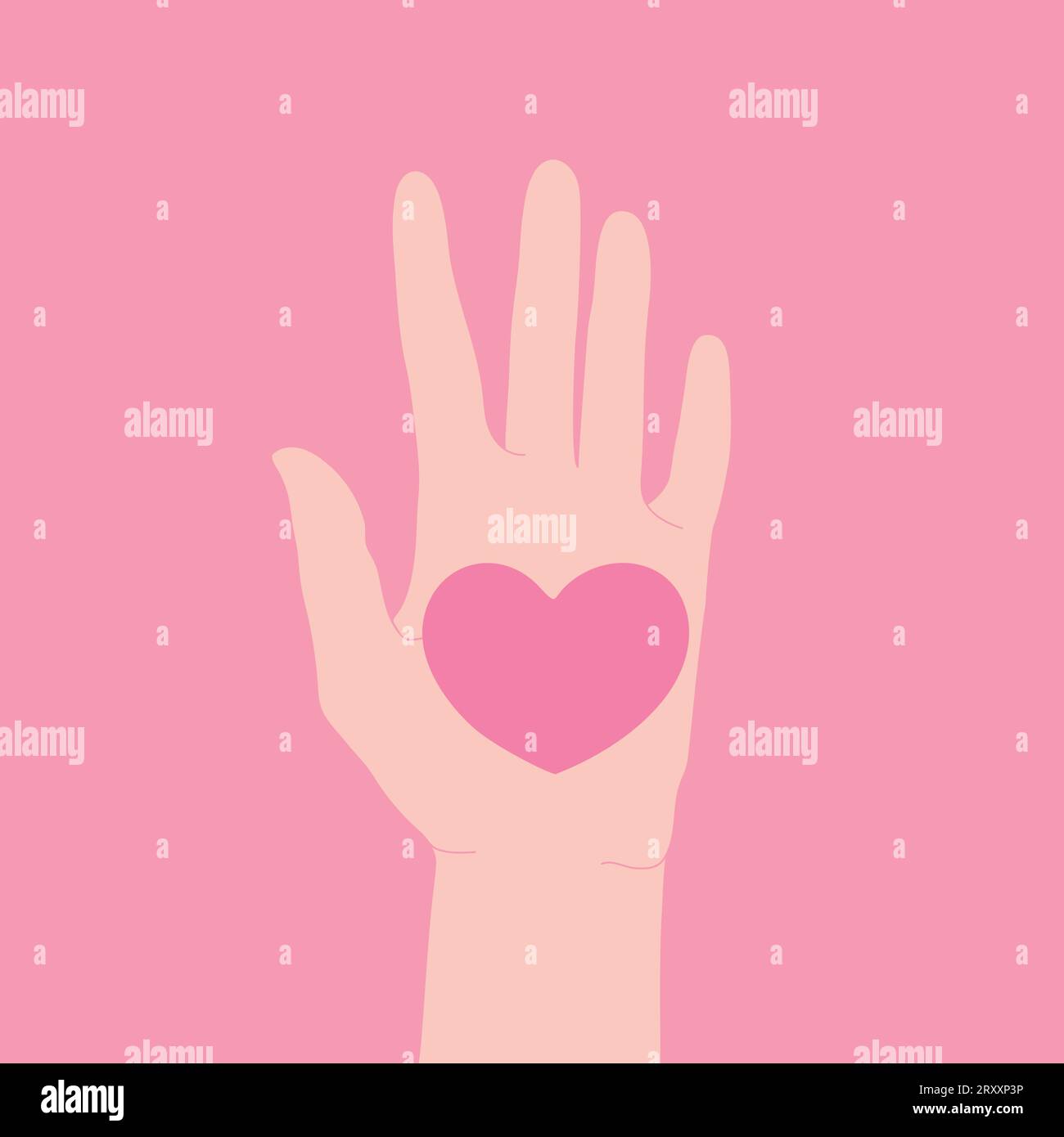 Hand drawn love finger Stock Vector Images - Alamy