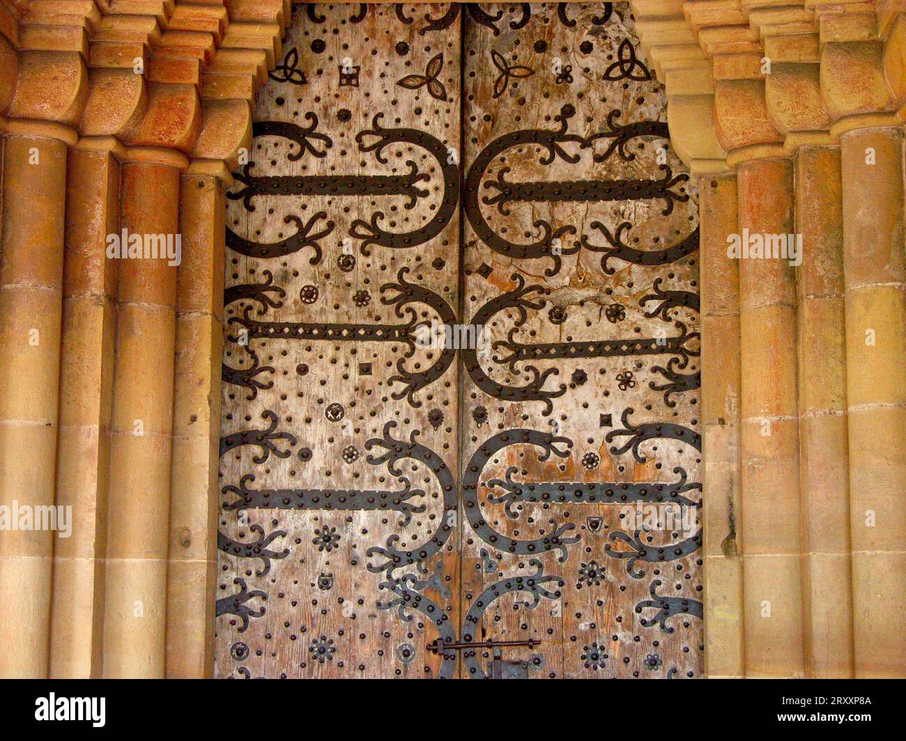 Medieval gate with archway, Maulbronn Monastery, Baden-Wuerttemberg ...