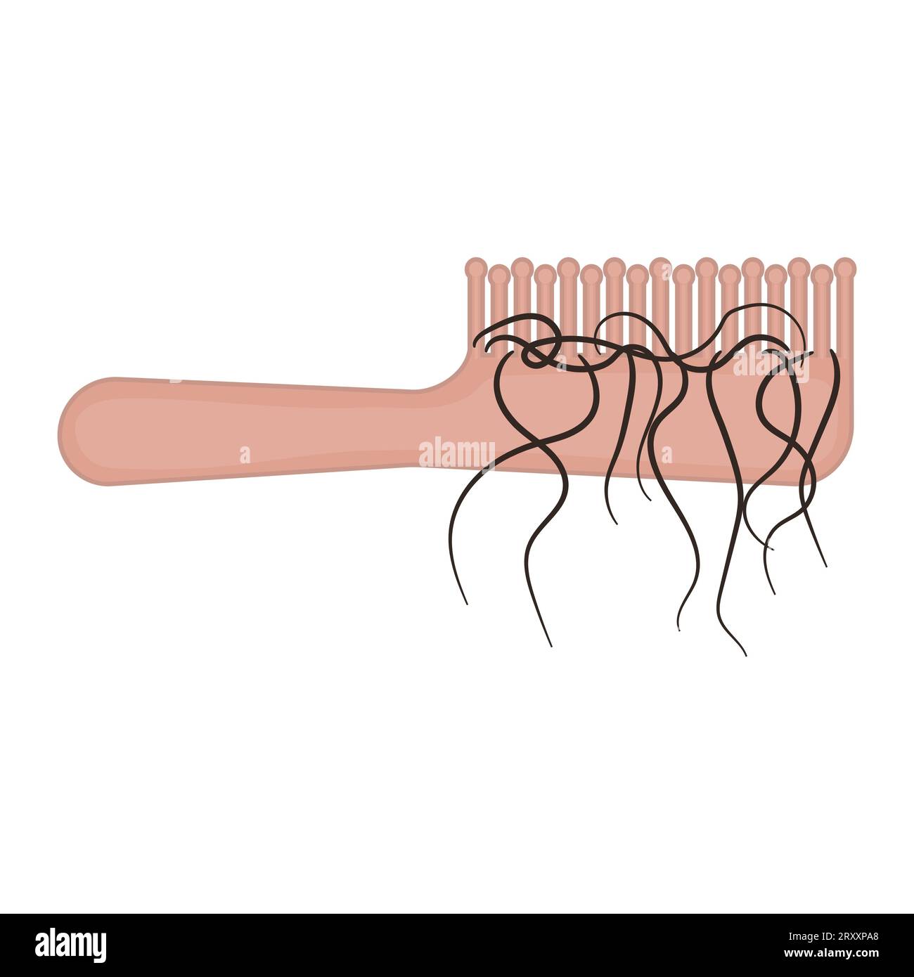 Hair strands vector hi-res stock photography and images - Alamy