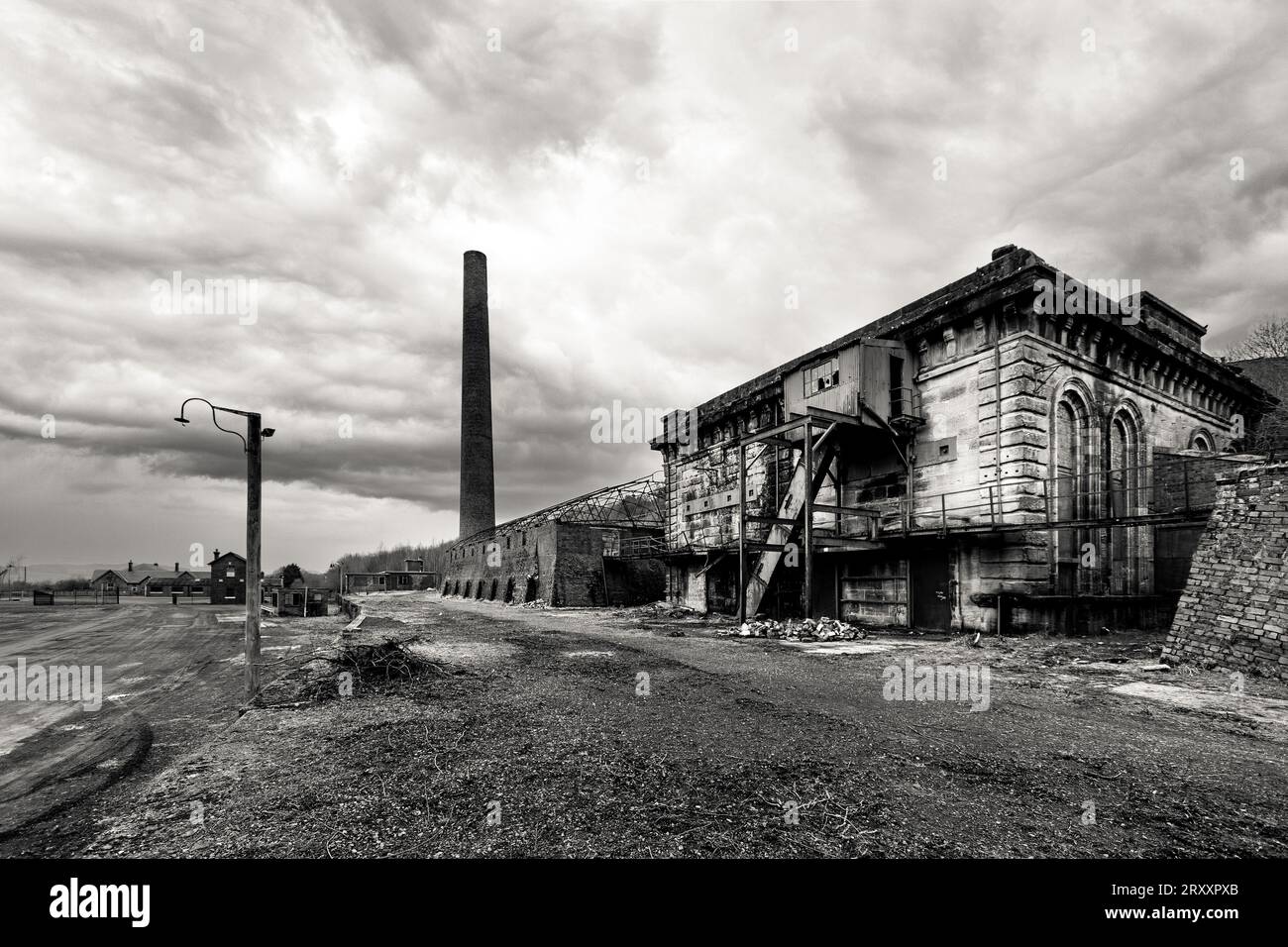 The Dunaskin iron works Stock Photo - Alamy