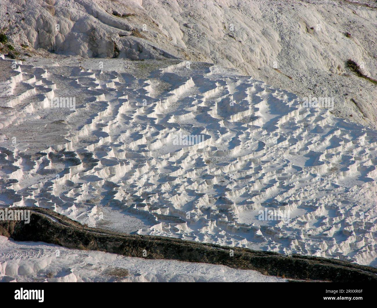 Limestone terraces of Pamukkale, Turkey Stock Photo - Alamy