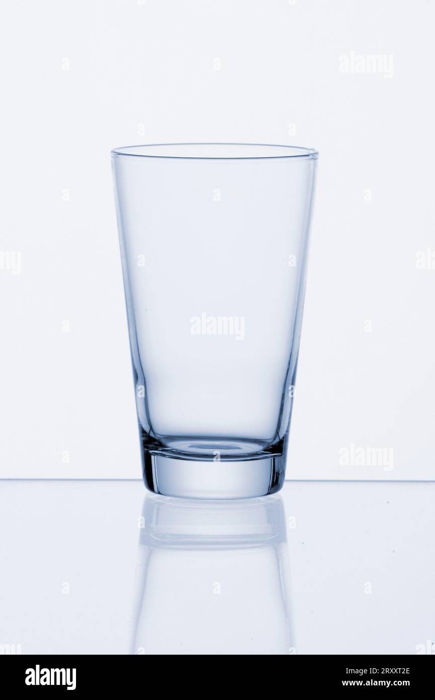 Water glass, empty Stock Photo - Alamy