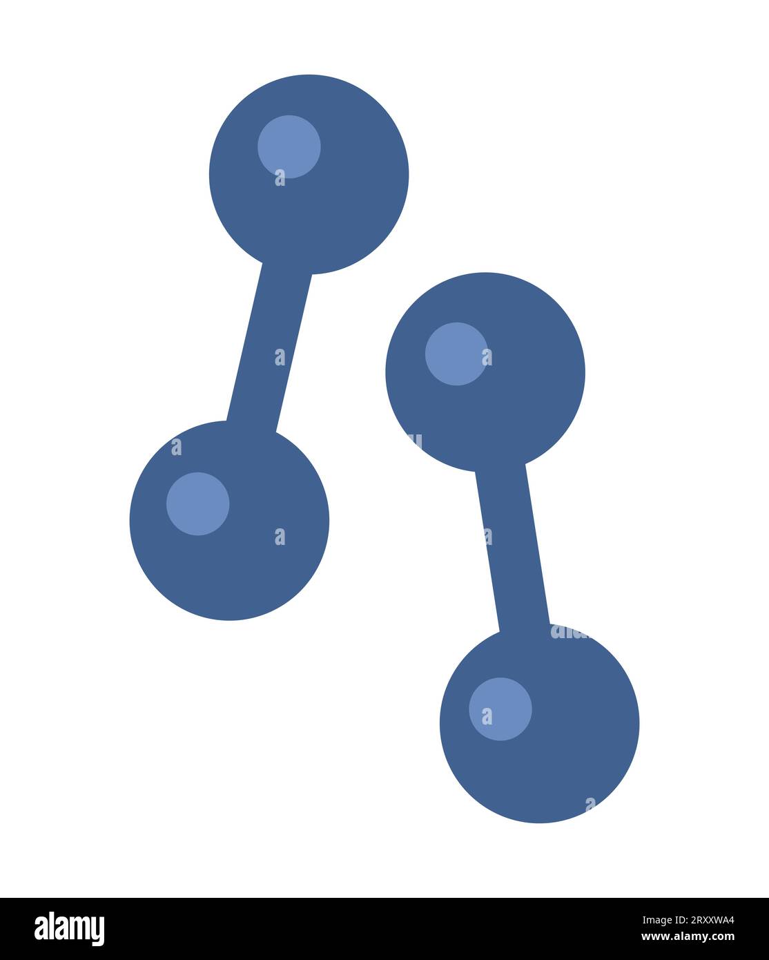 Fitness dumbbells 2D cartoon object Stock Vector Image & Art - Alamy