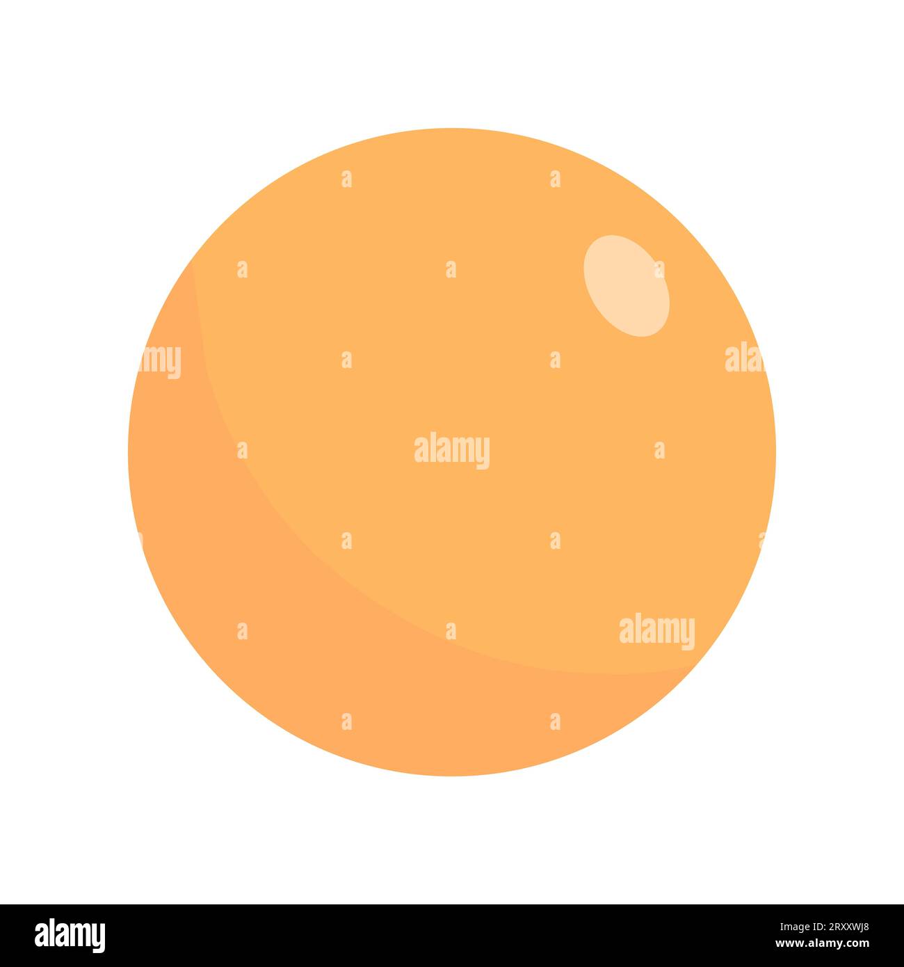 Rubber ball 2D cartoon object Stock Vector Image & Art - Alamy