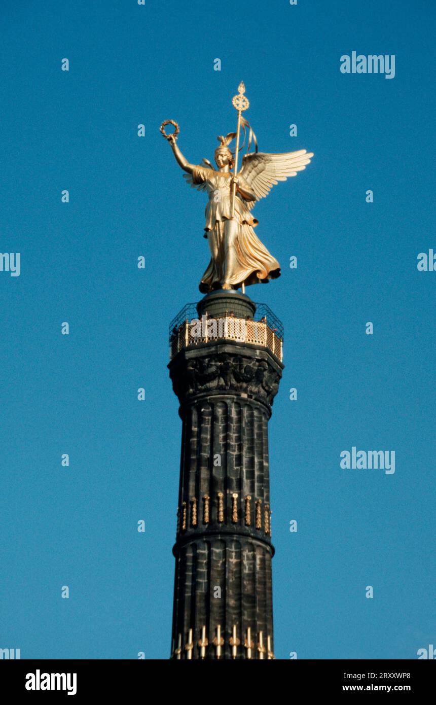 Siegessaule, Goldelse, Berlin, Victory Column with gilded Victory ...