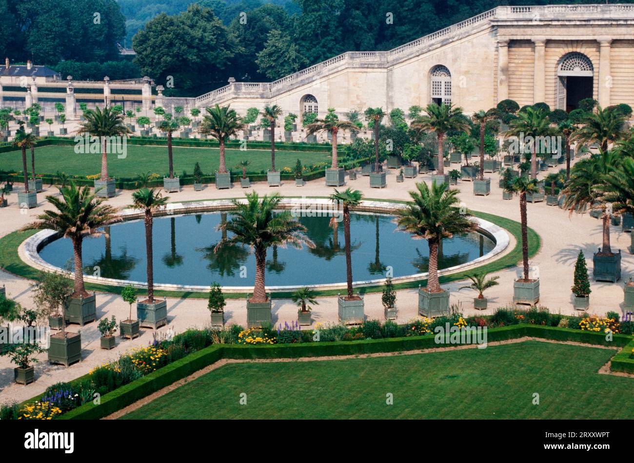 Orangery from castle Versailles, Ile de France, France, orangery from ...