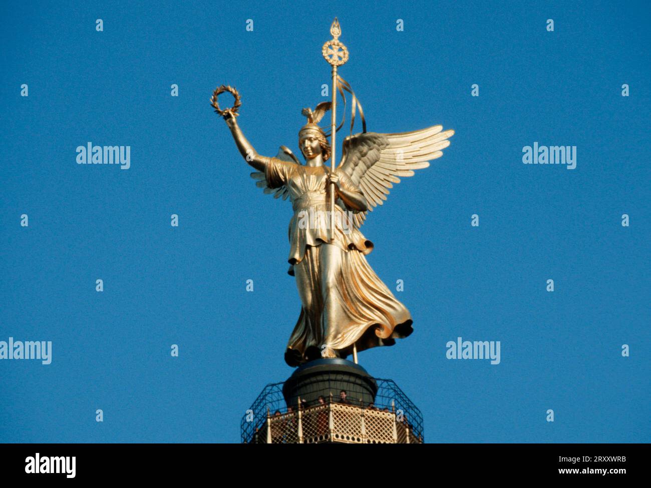 Siegessaule, Goldelse, Berlin, Victory Column with gilded Victory ...