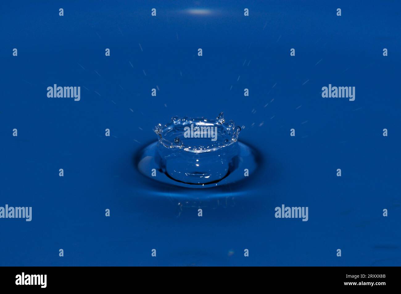 Falling drop of water, Falling drop of water Stock Photo - Alamy