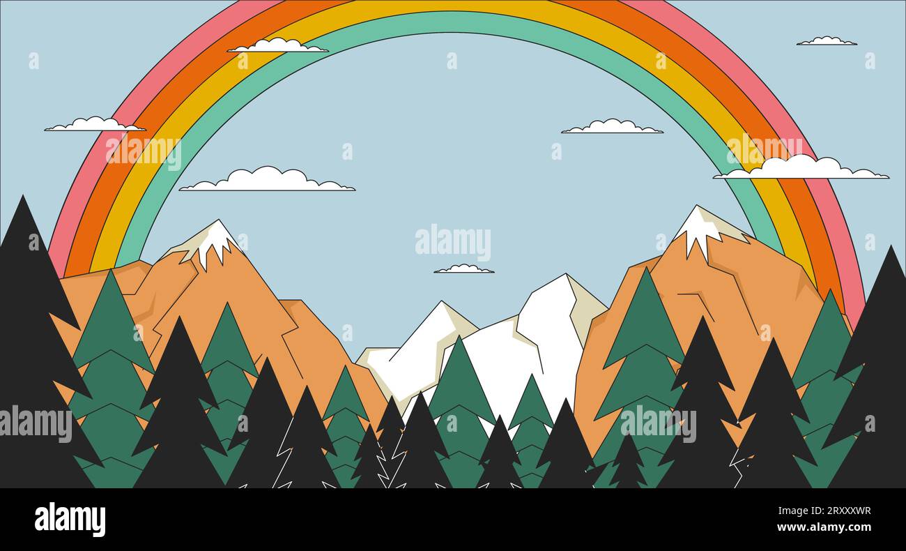 Peaceful spiritual scene Stock Vector Images - Alamy