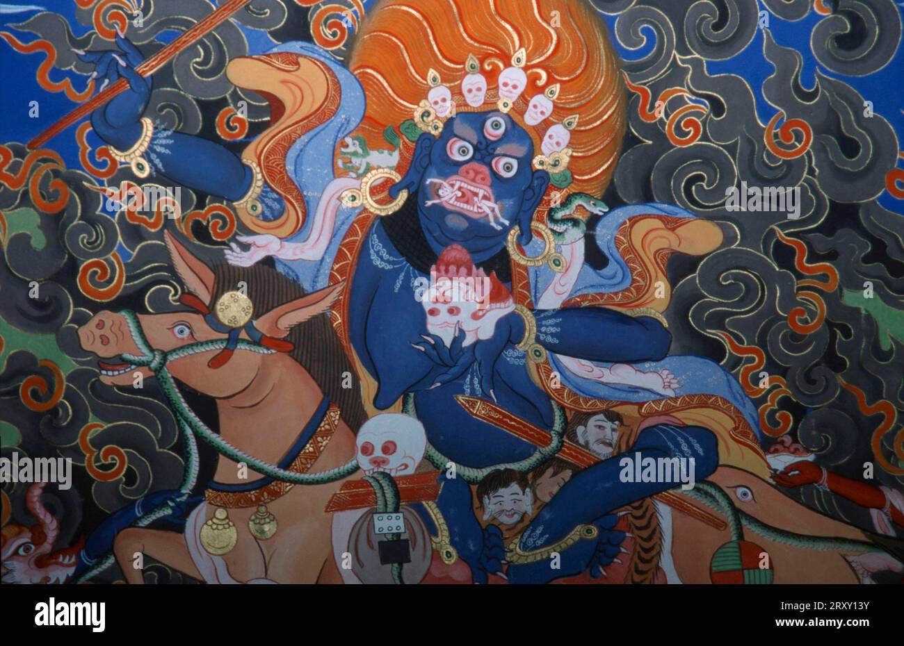 Mongolian deity hi-res stock photography and images - Alamy