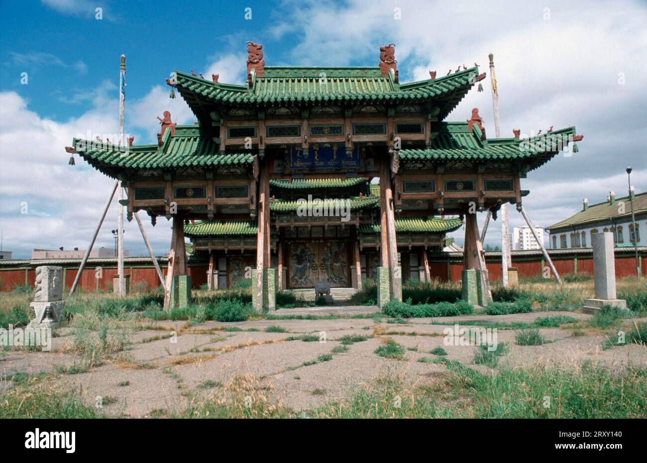 Bogd Khaan Winter Palace, Peace Gate and the Three Open Gates, Ulaan ...