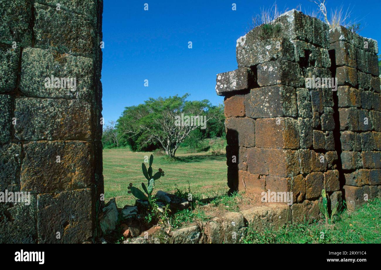 Ruins of the Jesuit Station of Sao Joao Batista, Rio Grande do Sul ...