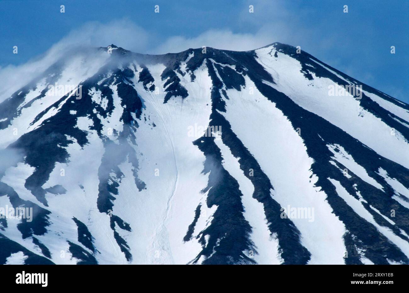Volcano, Simushir island, Kuril Islands, Russia, Volcano, Simushir ...