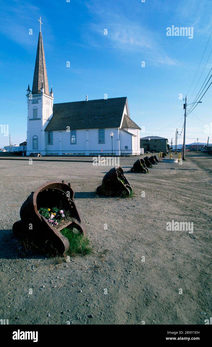 Church, Nome, Alaska, USA Stock Photo - Alamy