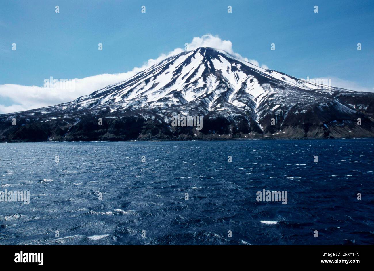 Volcano, Simushir Island, Kuril Islands, Russia Stock Photo - Alamy