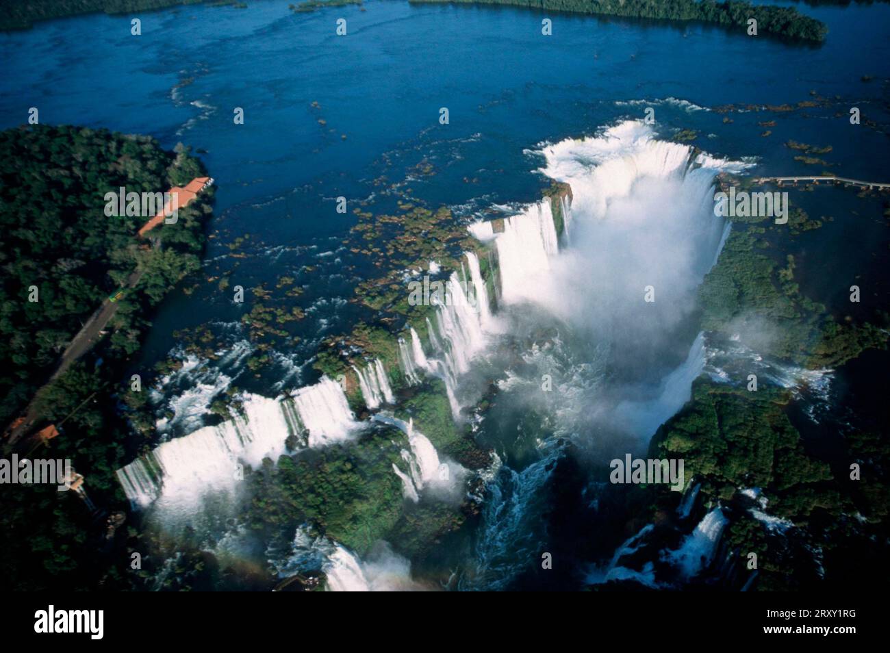 Iguazu falls and Devil's throat, Brazil, Garganta del Diablo, province ...