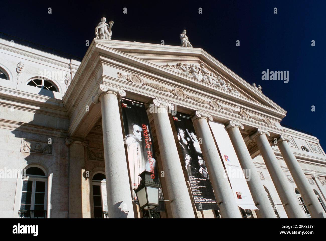 National Theatre Teatro Nacional Dona Maria II, Rossio, Lisbon ...