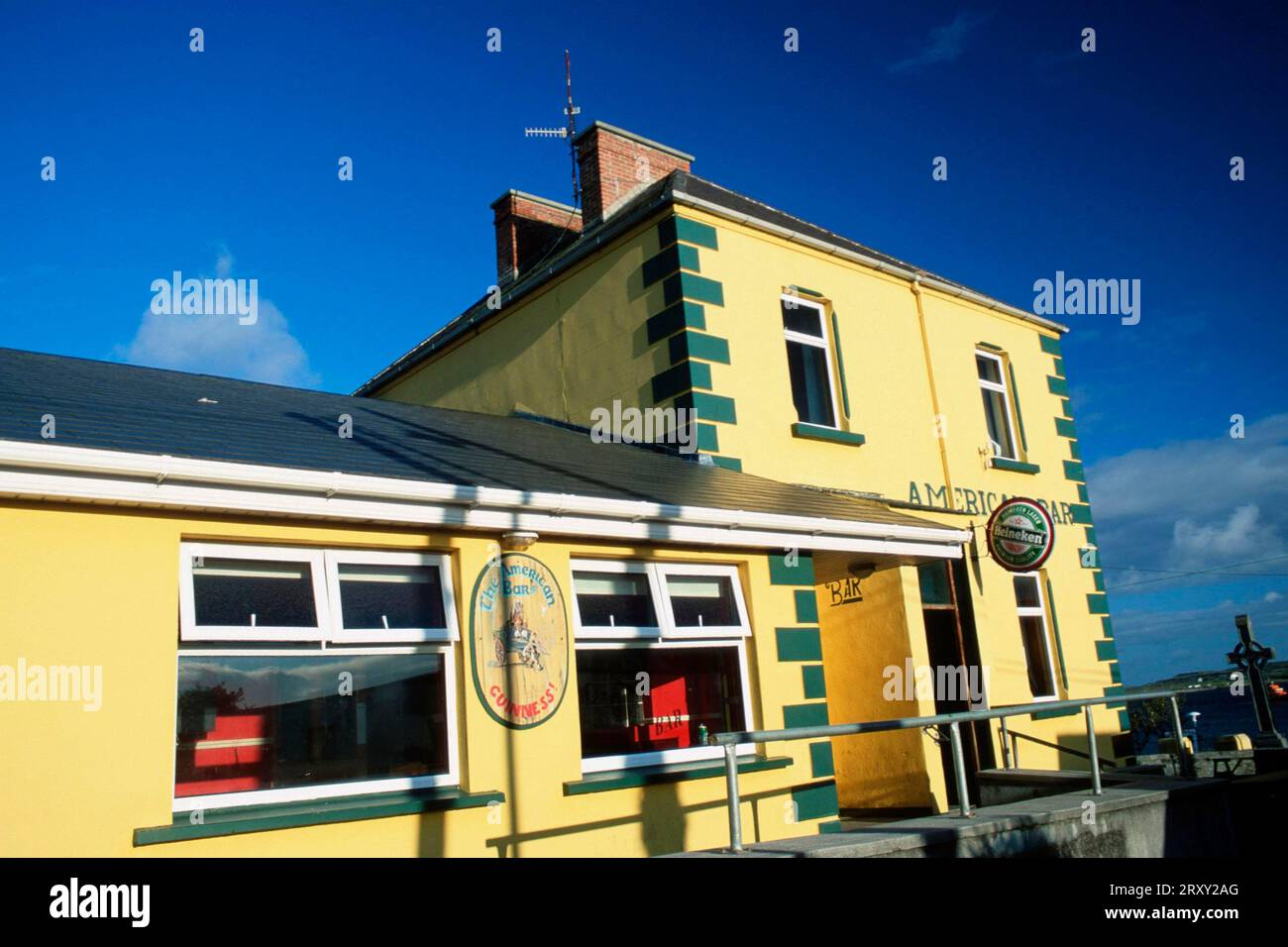 Pub American Bar, Kilronan, Inishmore Island, Aran Islands, County ...