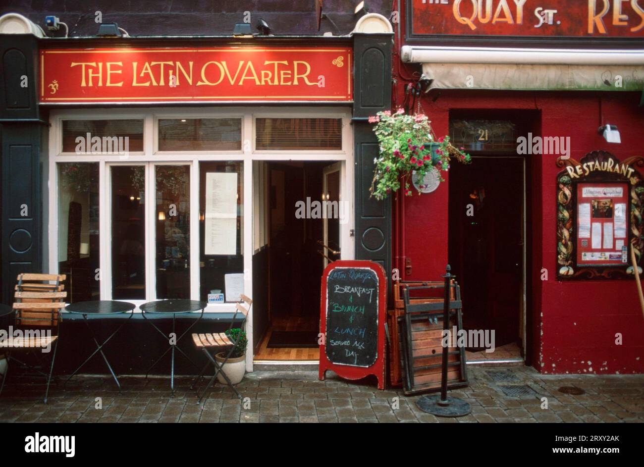 Restaurant The Latin Quarter, pedestrian zone of Galway, County Galway ...