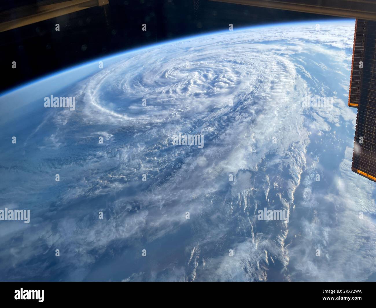 September 9, 2023, Earth Atmosphere: Tropical storm Jova is pictured in ...