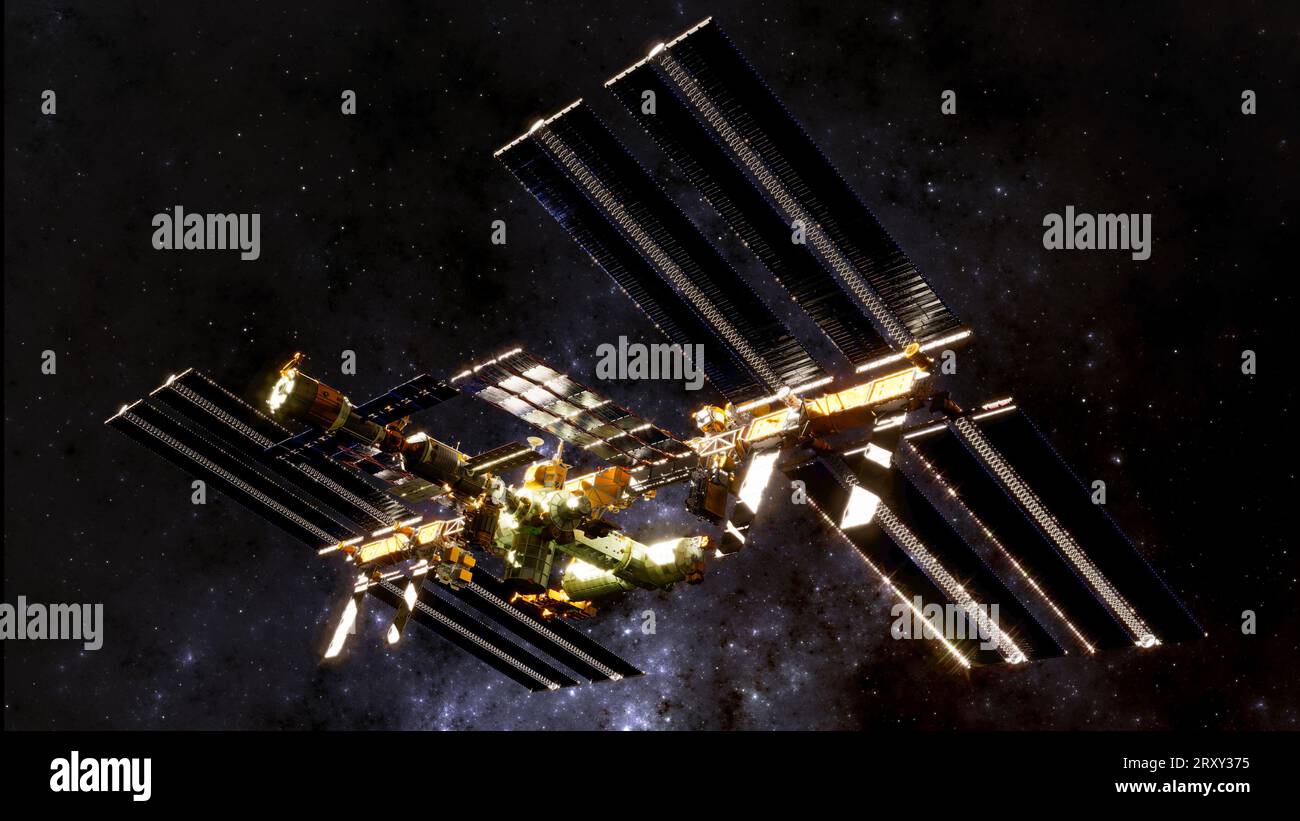 The International Space Station (ISS) is a space station, or a ...