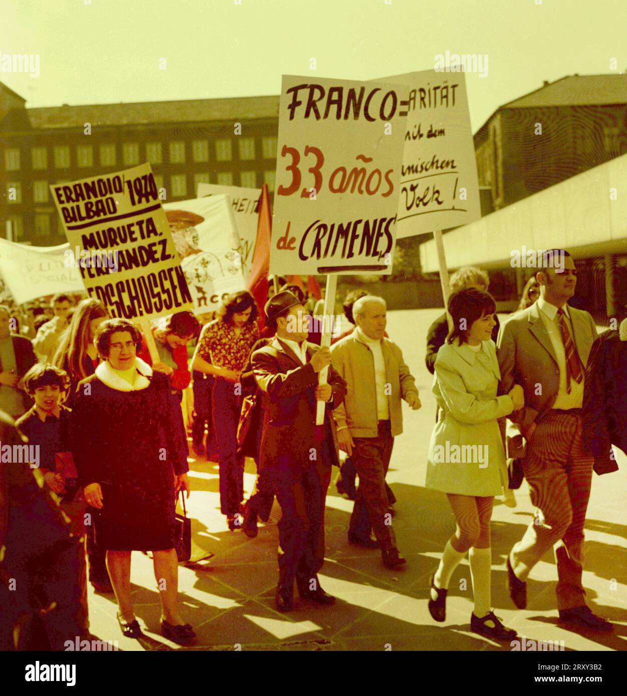 DEU, Germany: The historical colour photos from the times of the 70s ...
