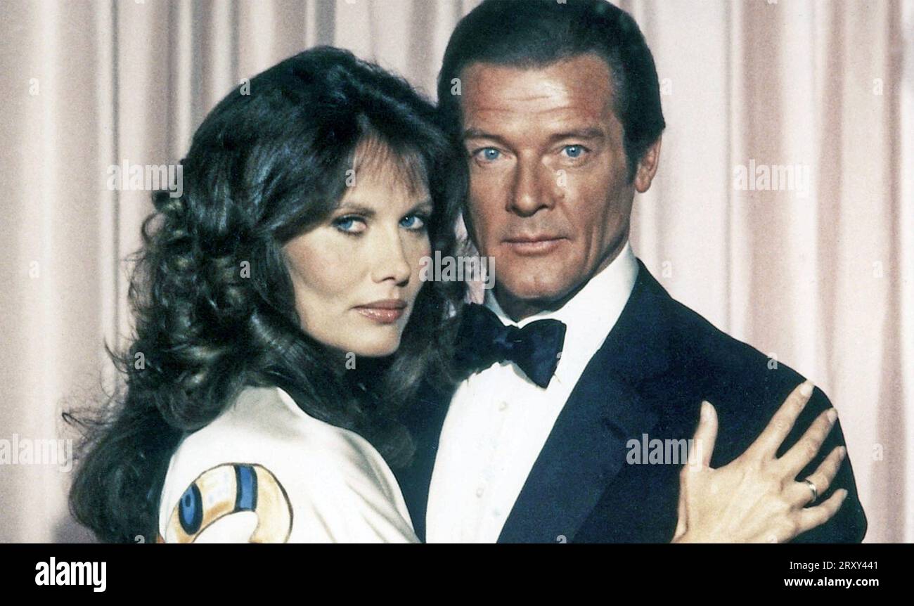 OCTOPUSSY 1983 United International Pictures film with Roger Moore and Maud Adams Stock Photo ...