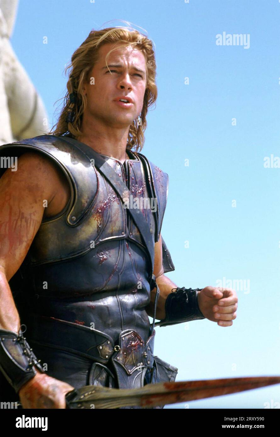 TROY 2004 Warner Bros. Pictures film with Brad Pitt Stock Photo - Alamy