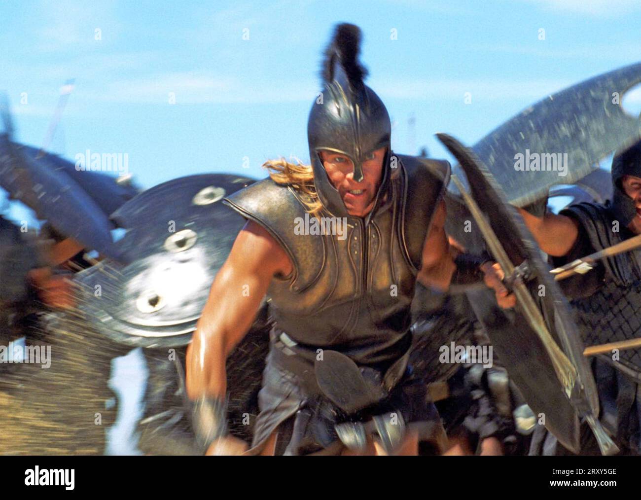 TROY 2004 Warner Bros. Pictures film with Brad Pitt Stock Photo - Alamy