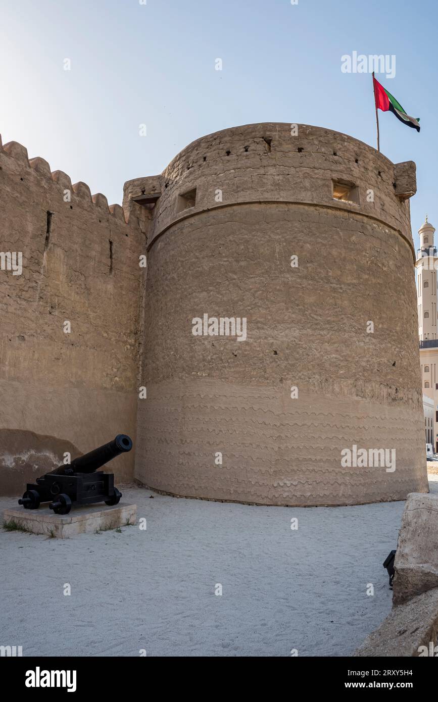 Dubai, United Arab Emirates, April 21st, 2017. Dubai Museum's Al Fahidi ...