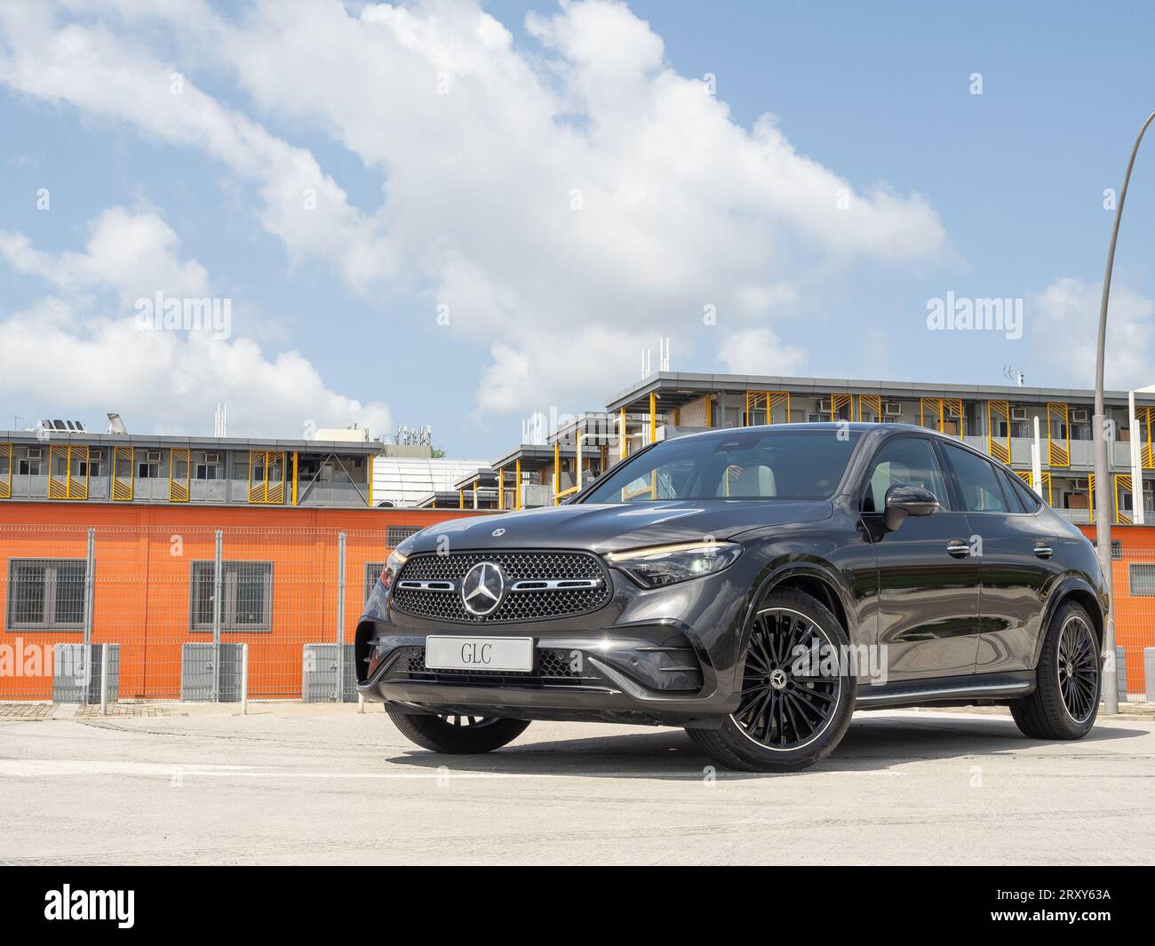 Hong Kong, China Aug 16 , 2023 : Mercedes-Benz GLC SUV 2023 Test Drive ...
